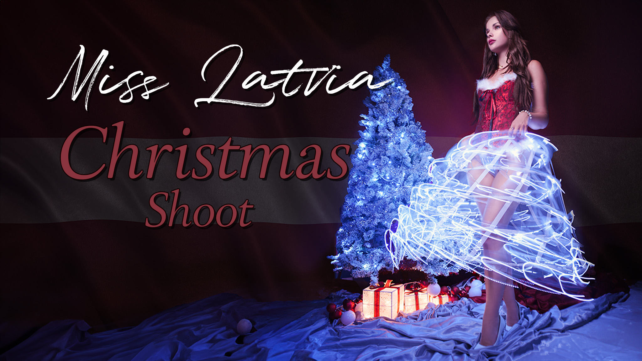 Miss Latvia Christmas Shoot – Aperture Alchemy